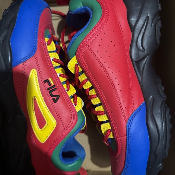 Fila | Shoes | Multi Color Filas Like New Only Worn For An Hour | Poshmark